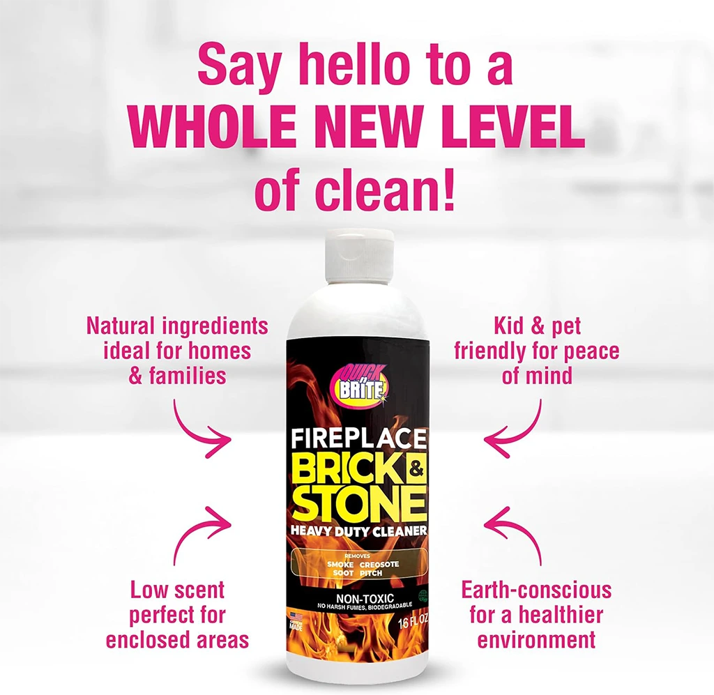 Fireplace Brick & Stone Cleaner | Quick 'n Brite