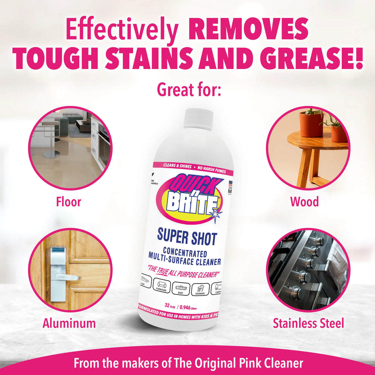 Household Cleaner - Liquid Concentrate - Quick 'n Brite