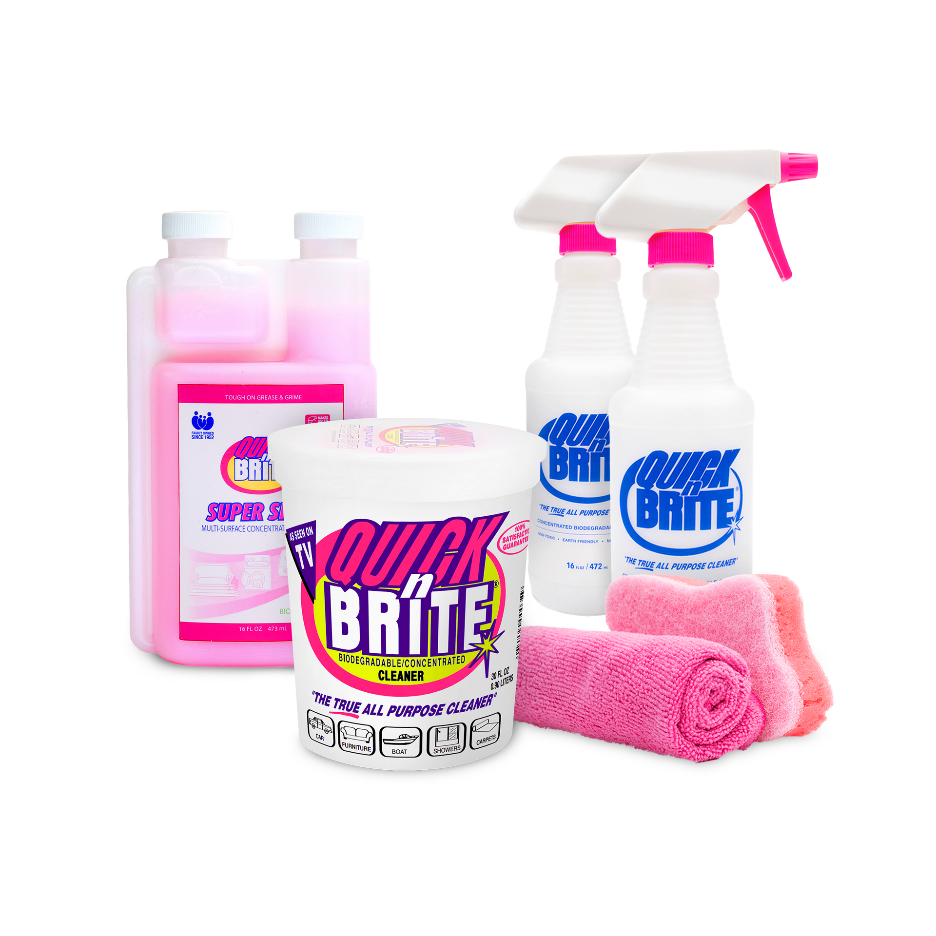 All Purpose Cleaning Kit - Safe & Non Toxic– QUICK 'n Brite