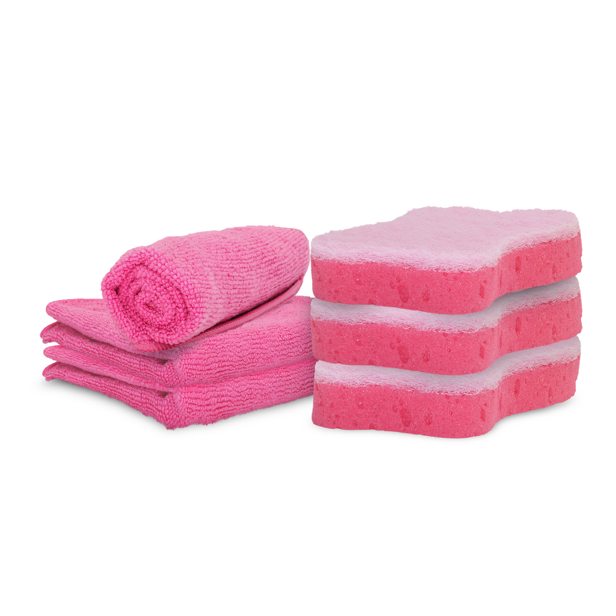 Sponge and Microfiber Cloth Set | Quick 'n Brite
